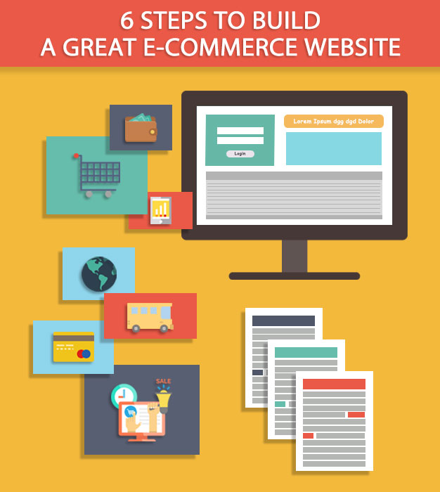 6 steps to build a great e-commerce website - Promatics India