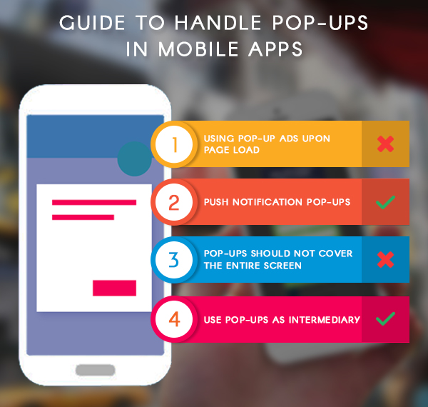 The ultimate guide to handle pop ups in mobile apps